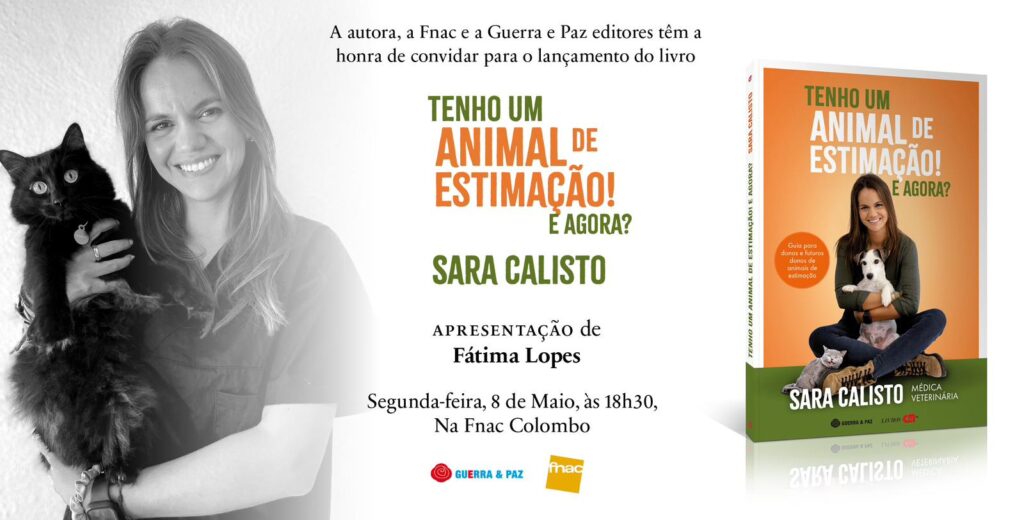 Sara Calisto lança o livro “Tenho um animal de estimação. E agora ...